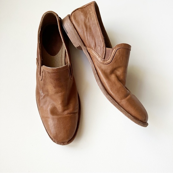 Trask | Shoes | Trask Ali Camel Italian Washed Sheepskin Flats 95 ...